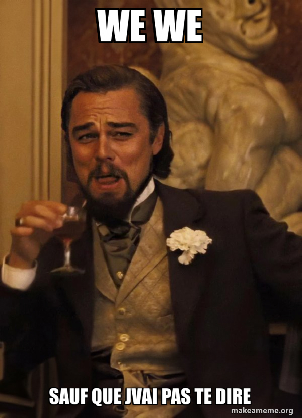 We we Sauf que jvai pas te dire - Leonardo DiCaprio Laughing Django ...