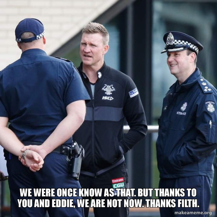 we were once know as that. but thanks to you and eddie, we are not now ...