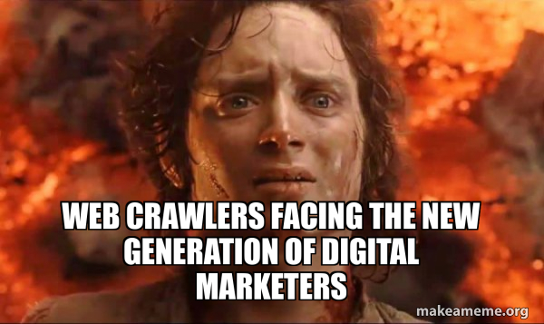 Web crawlers facing the new generation of digital marketers - Frodo it ...