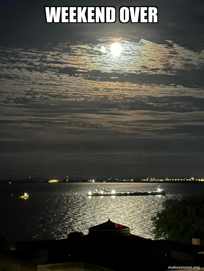 Weekend over Meme Generator