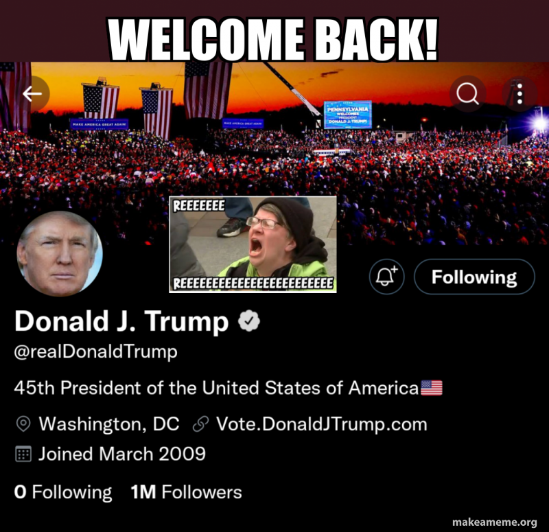 Welcome Back! Meme Generator