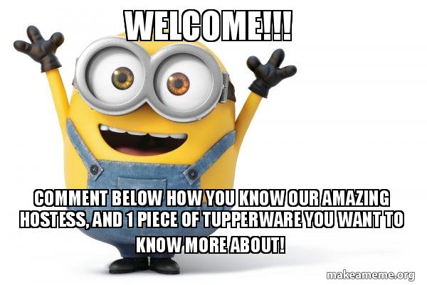 Welcome!!! Comment below how you know our Amazing hostess, and 1 piece ...