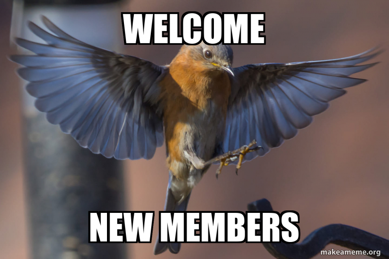 WELCOME NEW MEMBERS Meme Generator
