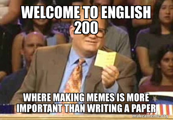 English Paper Memes