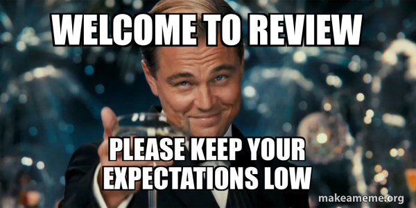 Welcome to review Please keep your expectations low - Great Gatsby ...