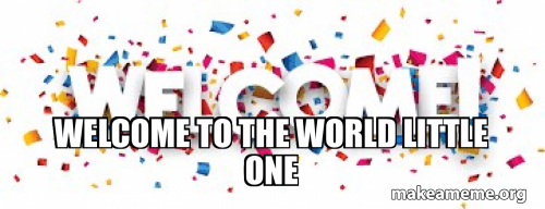 welcome to the world little one Meme Generator