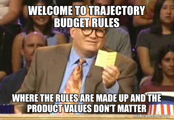 Production Value Memes Welcome To Trajectory Budget Rules Where The