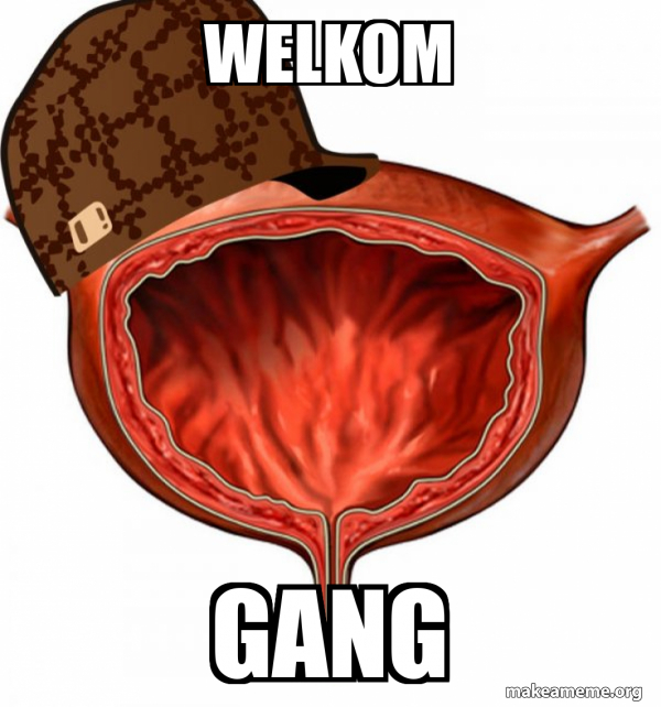 welkom gang - Scumbag Bladder Meme Generator