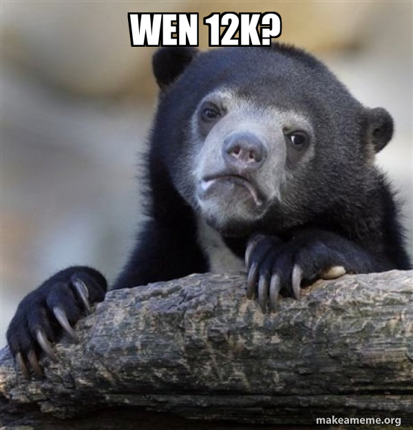 Wen 12k? - Confession Bear Meme Generator