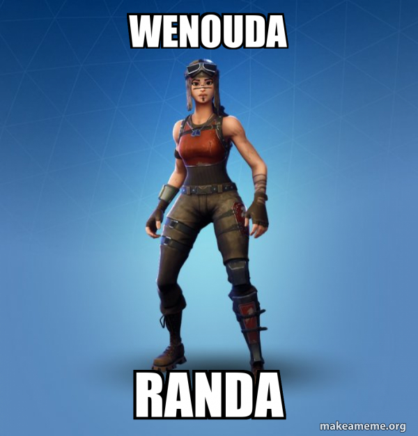 wenouda randa - Renegade Raider Fortnite Skin Meme Generator