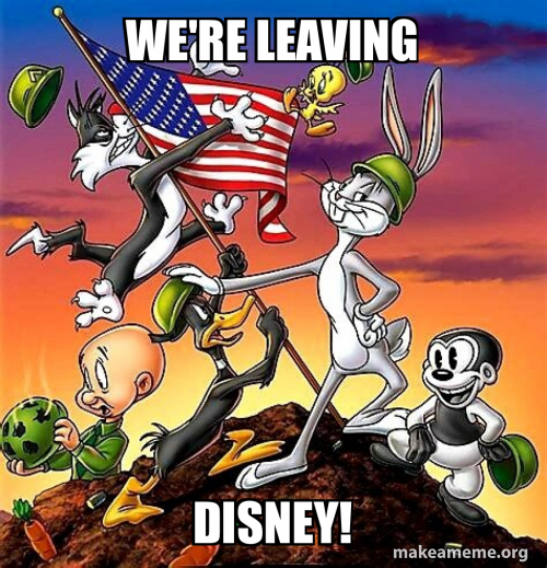 We're leaving Disney! Meme Generator