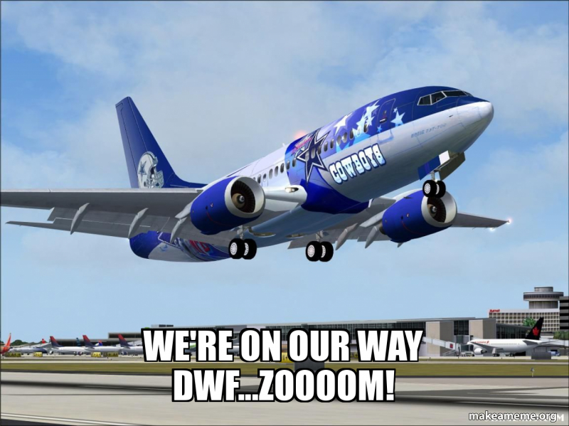 WE'RE ON OUR WAY DWF...ZOOOOM! Meme Generator