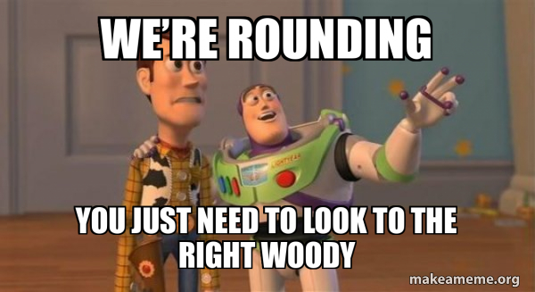 We’re rounding You just need to look to the right woody - Buzz and ...