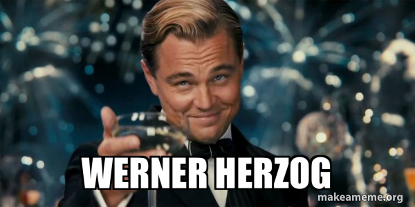werner herzog - Great Gatsby Reaction - Leonardo DiCaprio Toast Meme ...