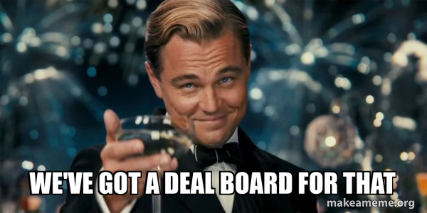 We've got a deal board for that - Great Gatsby Reaction - Leonardo ...