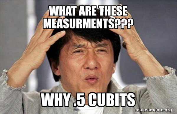 WHAT ARE THESE MEASURMENTS??? WHY .5 CUBITS - Jackie Chan Why? Meme ...