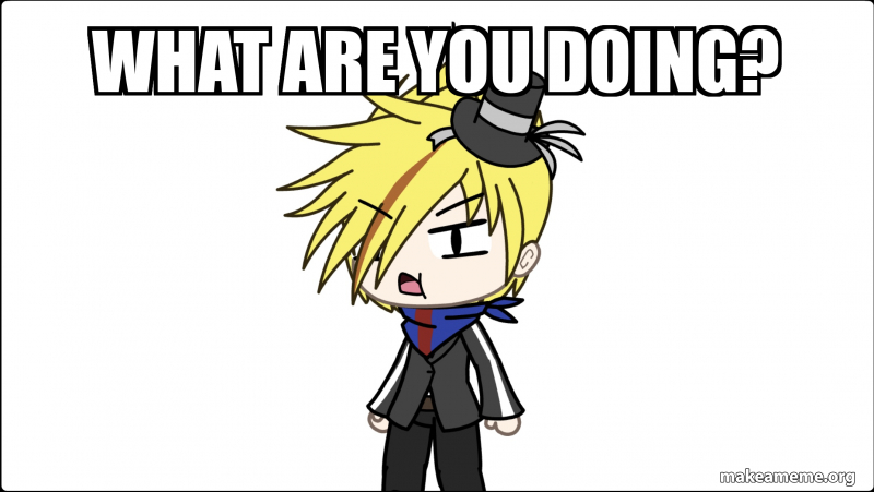 What are you doing? Meme Generator