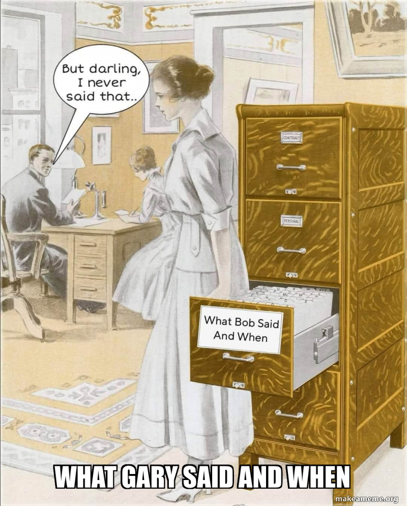 What Gary said and when Meme Generator