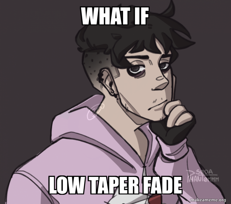 WHAT IF LOW TAPER FADE Meme Generator