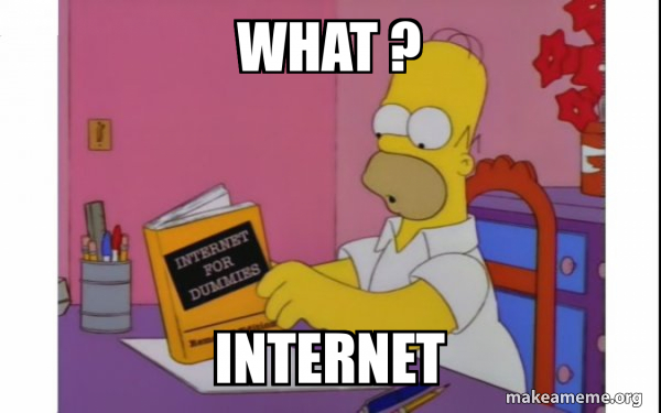 What ? Internet - Computer Homer Meme Generator
