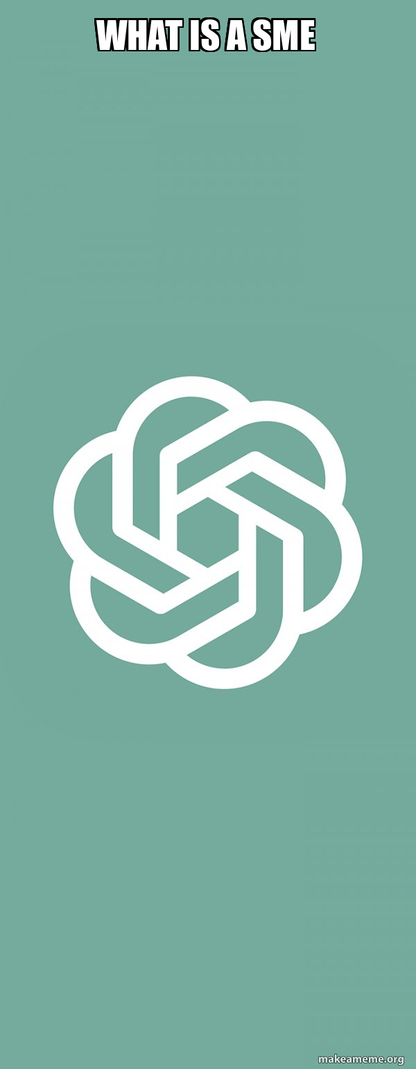 What is a SME - ChatGPT Meme Generator