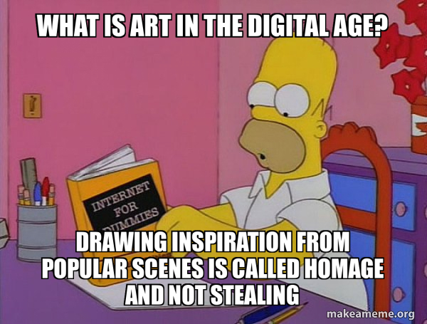 What is art in the digital age? Drawing inspiration from popular scenes ...