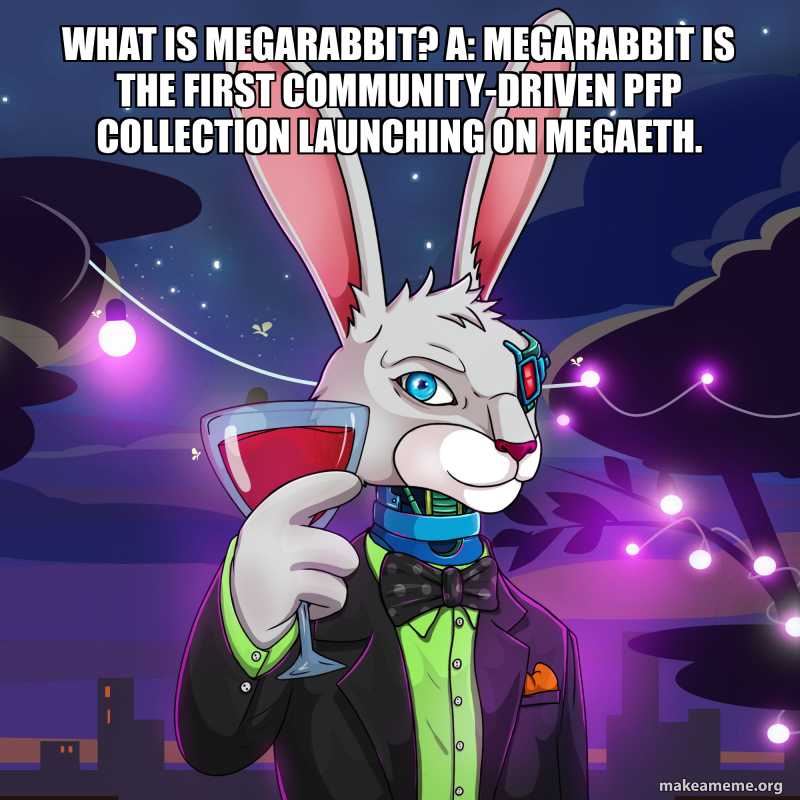 What is MegaRabbit? A: MegaRabbit is the first community-driven PFP ...
