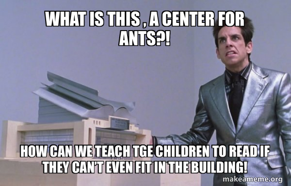 What is this , a center for Ants?! How can we teach tge children to ...