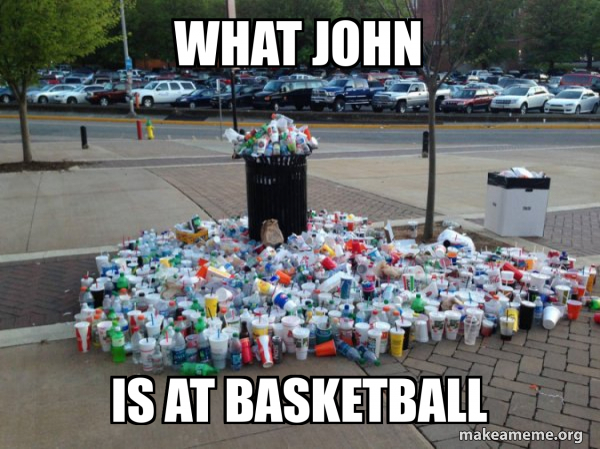 what john is at basketball - Canadian Football Fans meme Meme Generator