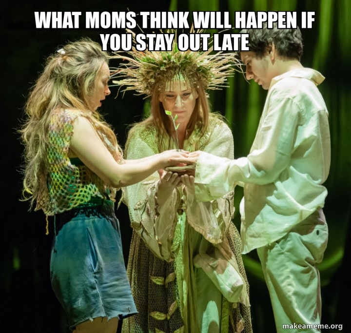 What moms think will happen if you stay out late Meme Generator