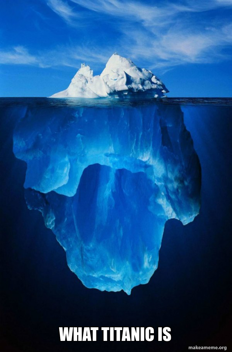 What Titanic is - Iceberg Meme Generator
