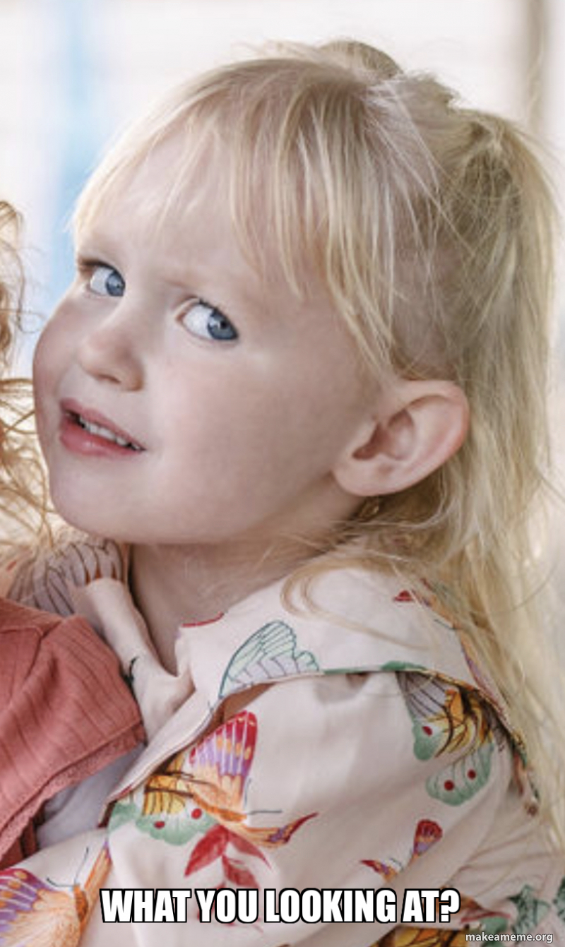 what you looking at? Meme Generator