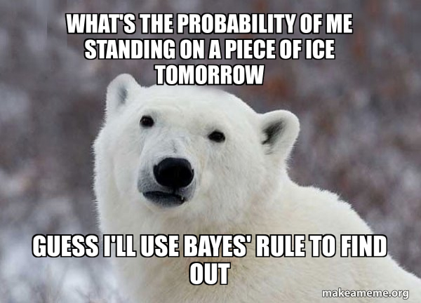 What's the probability of me standing on a piece of ice tomorrow Guess ...