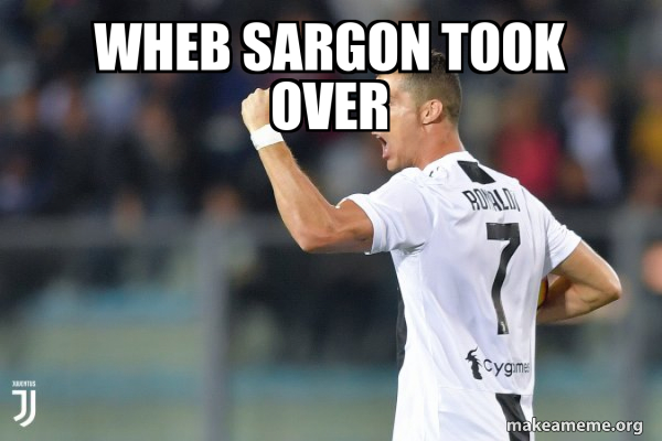 wheb sargon took over - Cristiano Ronaldo Meme Generator