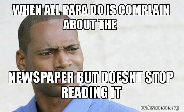 Man Reading Paper Memes Dad Reading Newspaper Meme GIFs | Tenor