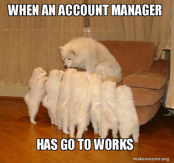 Account Manager Memes