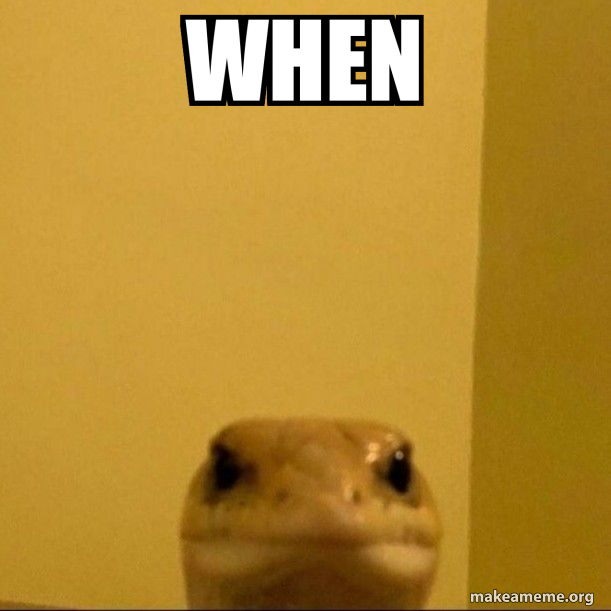 when Meme Generator