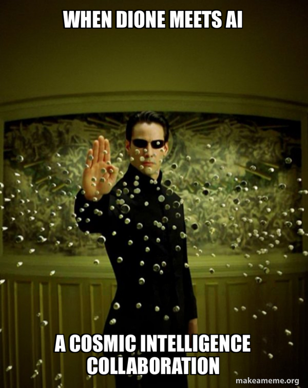When Dione meets AI A cosmic intelligence collaboration - Neo Stopping ...