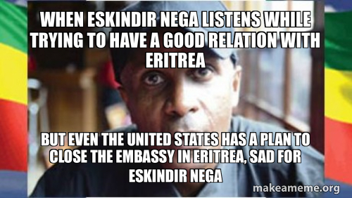 When Eskindir Nega listens while trying to have a good relation with ...