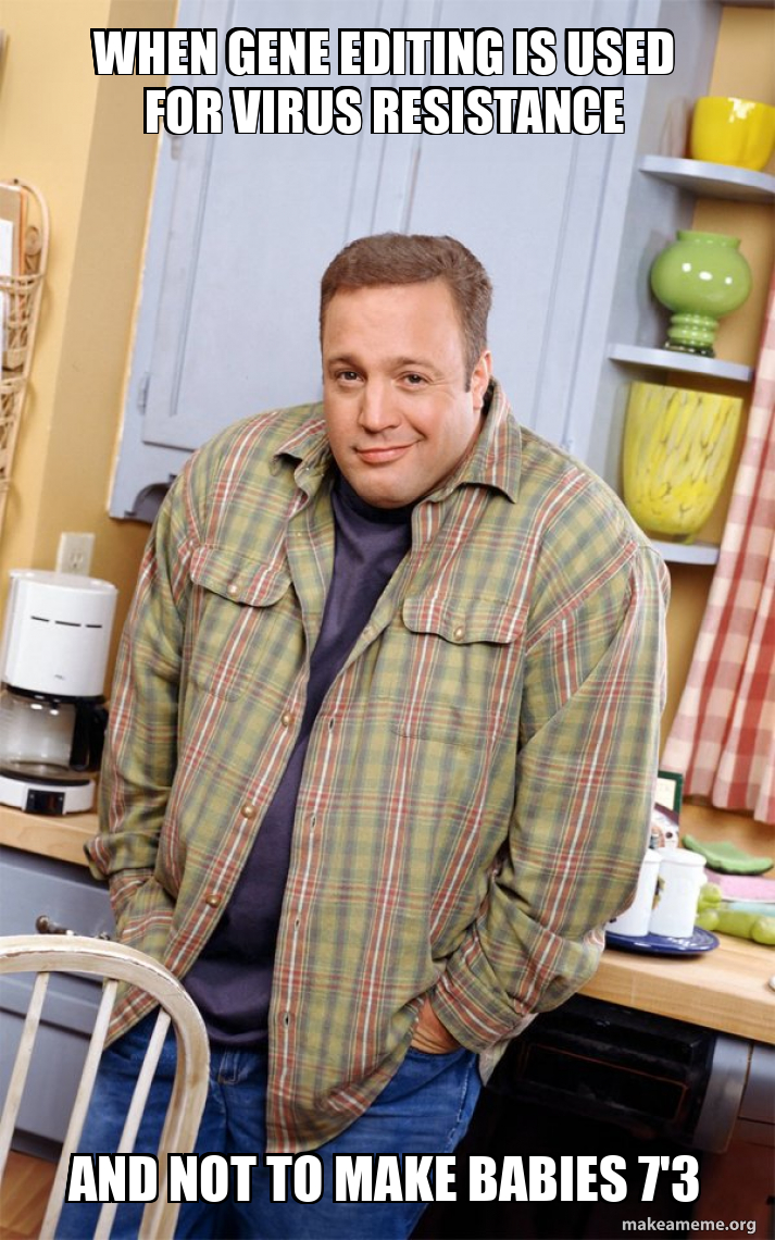 When gene editing is used for virus resistance and not to make babies 7 ...