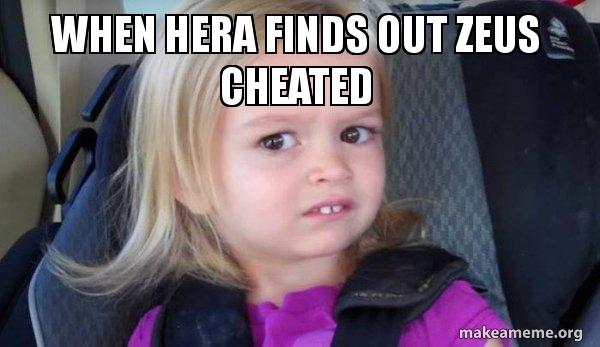 Hera Memes Zeus And Hera: We Are A Happy Couple All Of Zeus's Affairs
