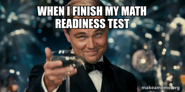 When I finish my math readiness test - Great Gatsby Reaction - Leonardo ...