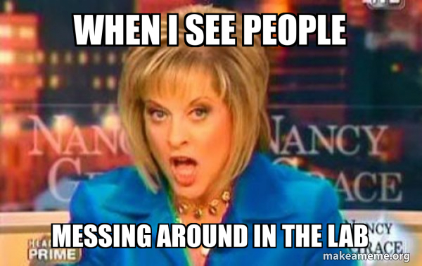 When I see people messing around in the lab - False Fact Nancy Grace ...