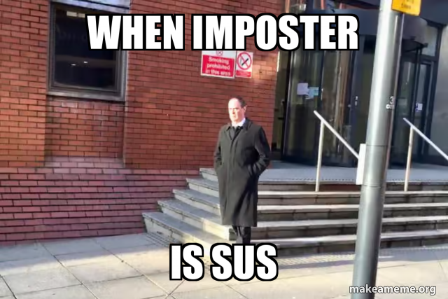 when imposter is sus Meme Generator
