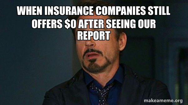 when insurance companies still offers $0 after seeing our report - Tony ...