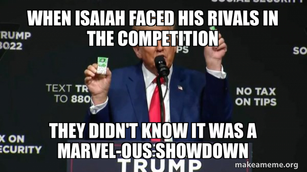 When Isaiah faced his rivals in the competition They didn't know it was ...