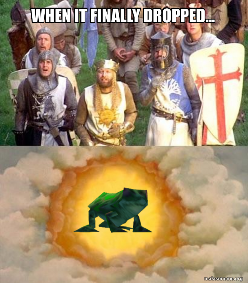 When it finally dropped... Meme Generator