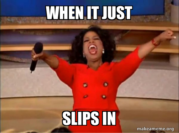 when it just slips in - Oprah Winfrey - You Get a Car Meme Generator