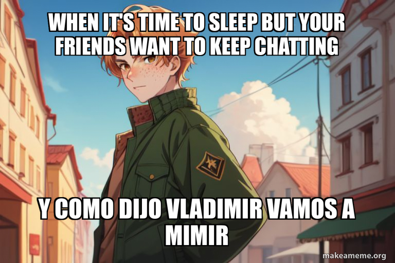 When it's time to sleep but your friends want to keep chatting y como ...