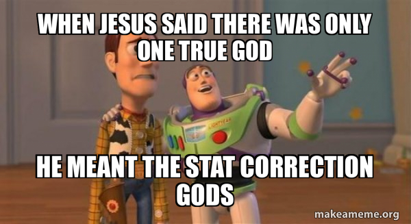 When Jesus said there was only one true god He meant the stat ...
